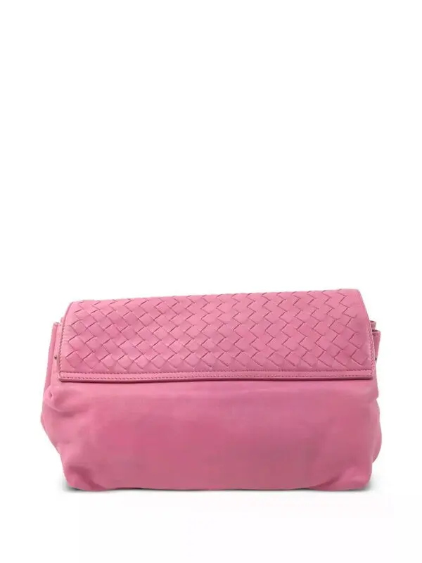 Bottega Veneta Intrecciato Shoulder Bag - Pink