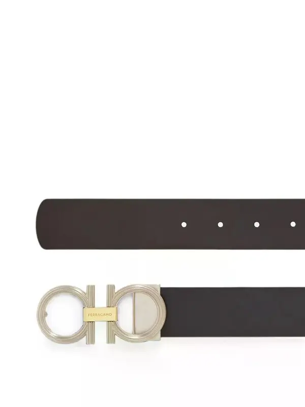 FERRAGAMO Reversible Gancini Belt