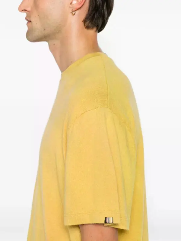 Extreme Cashmere Fine Knit Crew Neck T-shirt