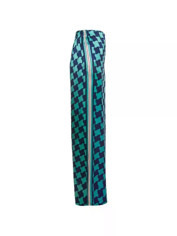 Casablanca Pool Tile Print Trousers
