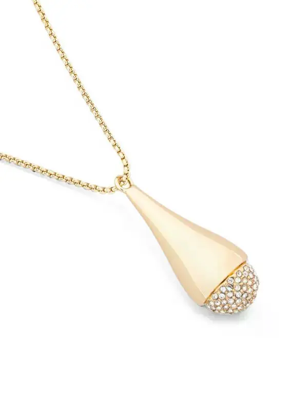 Dkny Crystal-embellished Drop Necklace