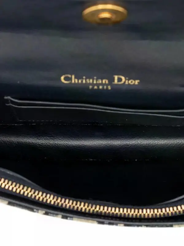 Dior 2018 Oblique Canvas Saddle Belt Bag