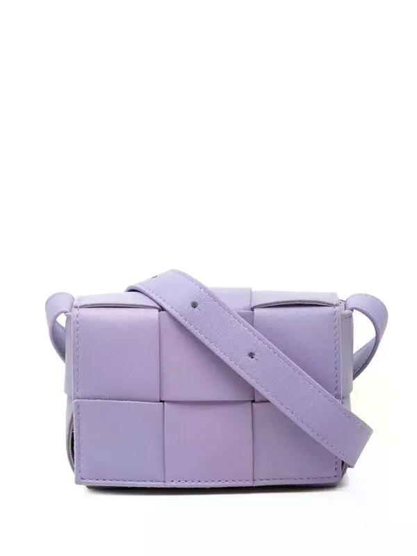 Bottega Veneta 2012-2026 Extra Mini Nappa Maxi Intrecciato Cassette Crossbody Bag - Purple