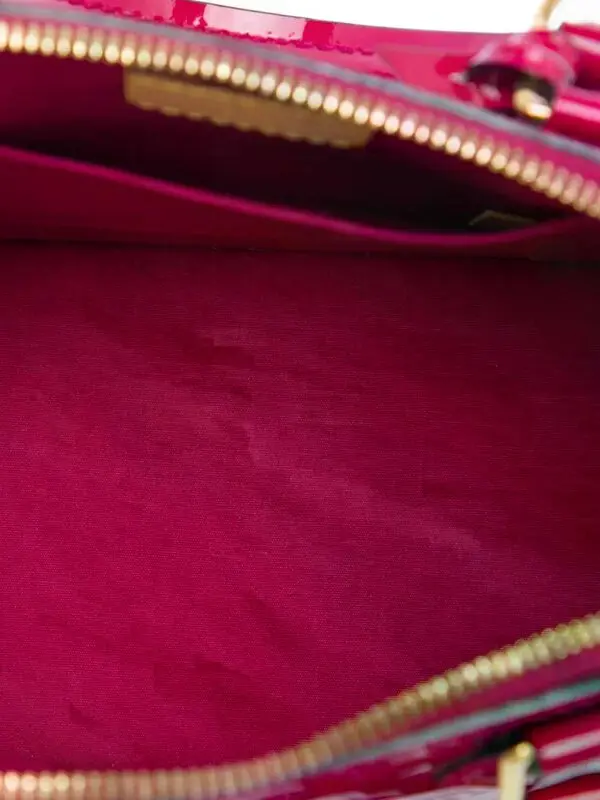 LOUIS VUITTON 2013 Monogram Vernis Alma Bb Satchel