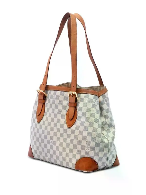 LOUIS VUITTON Damier Azur Hampstead Mm Tote Bag