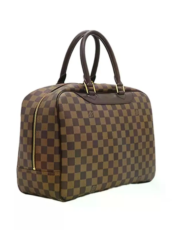 LOUIS VUITTON 2005 Damier Ebene Deauville Handbag