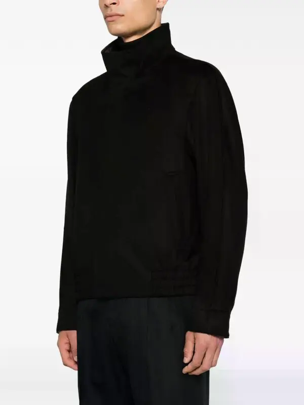 LARDINI High-neck Zip-up Jacket
