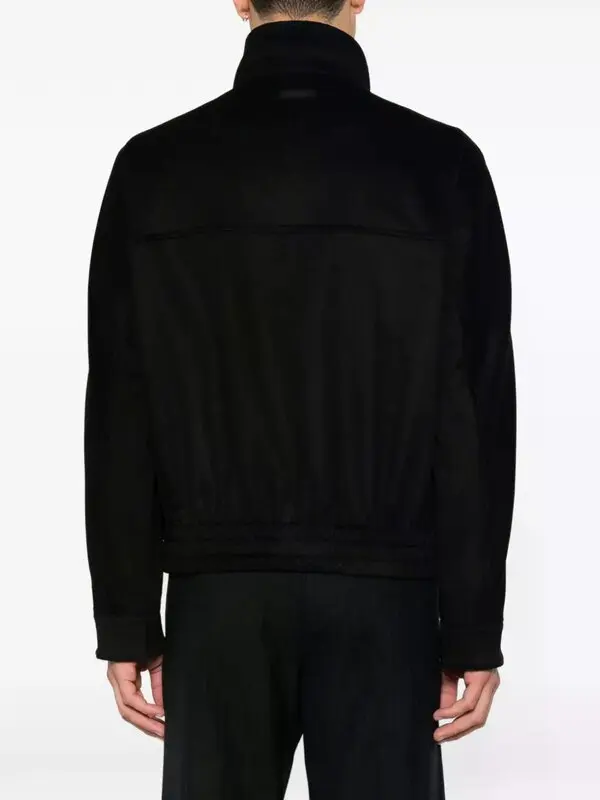 LARDINI High-neck Zip-up Jacket