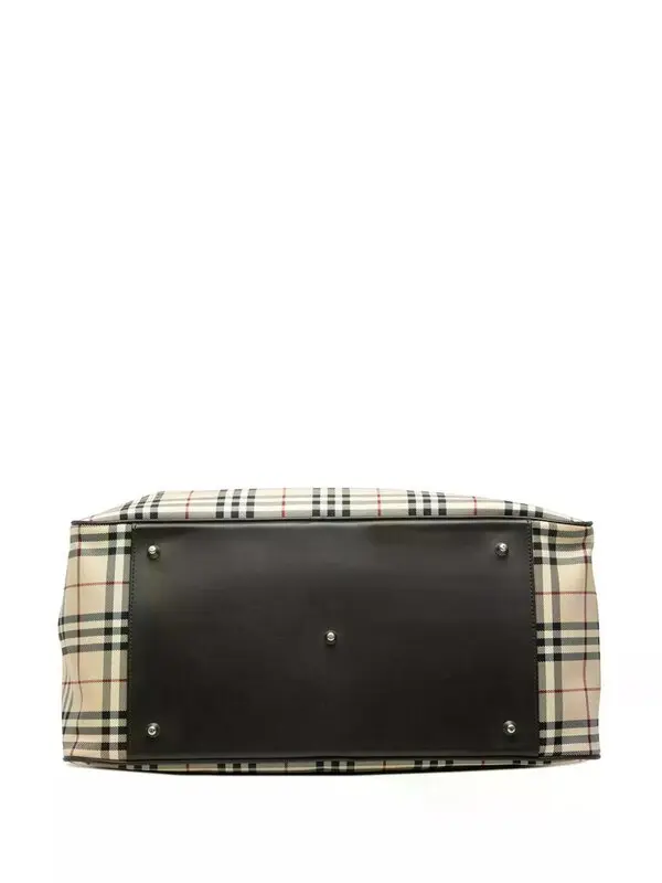 Burberry 2000-2017 House Check Canvas Travel Bag