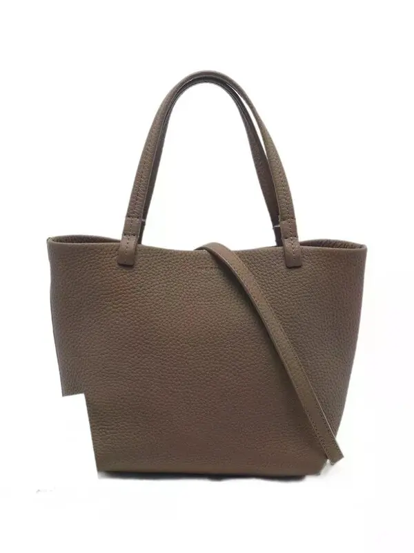 THE ROW Park Grained Tote Bag - Brown