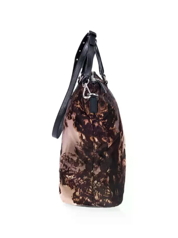 Prada Tessuto Temple Print Tote Bag