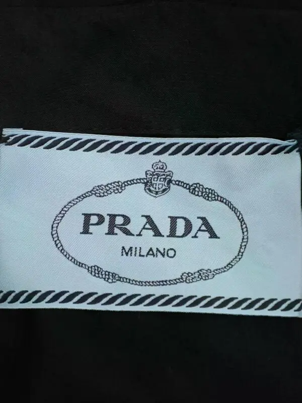 Prada Satin Abaya Maxi Dress