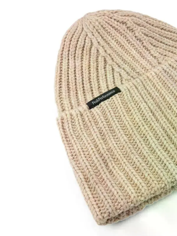PEAK PERFORMANCE Ribbed-knit Beanie Hat
