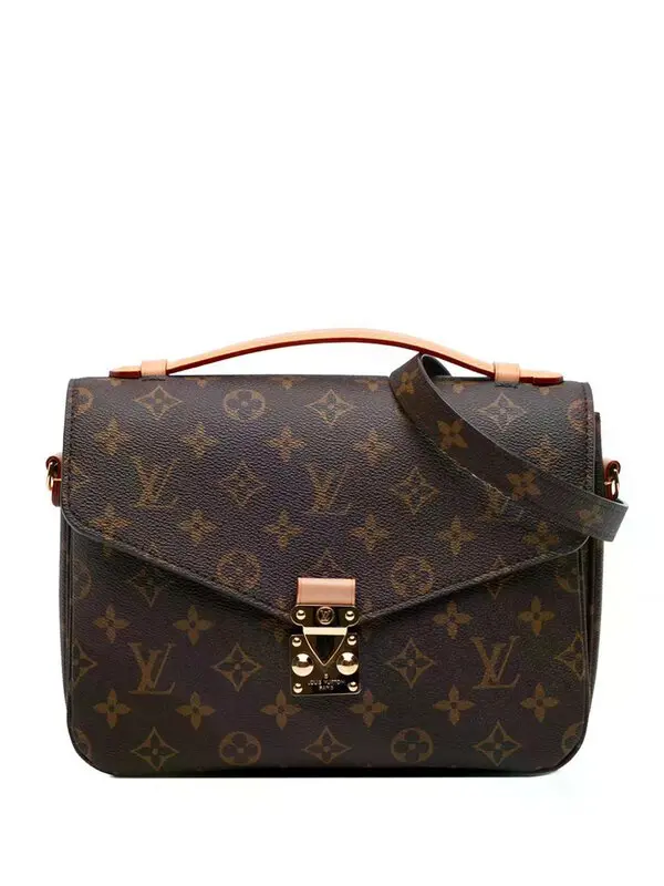 LOUIS VUITTON 2010-2026 Monogram Pochette Metis Satchel