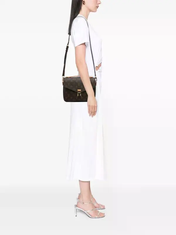 LOUIS VUITTON 2010-2026 Monogram Pochette Metis Satchel