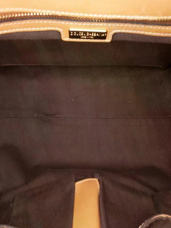 Dolce & Gabbana Leopard Print Coated Canvas Miss Sicily Satchel - Brown