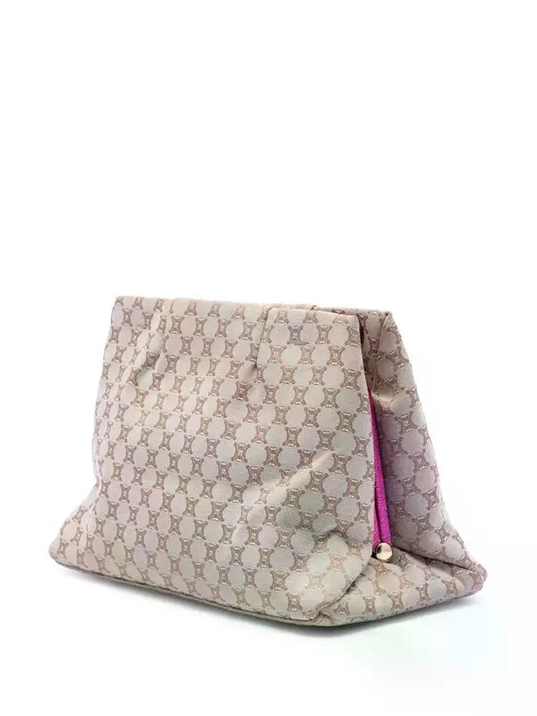 Celine 2008 Macadam Canvas Kisslock Crossbody Bag