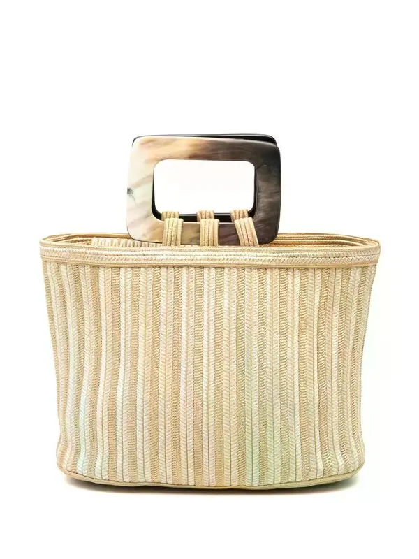 Saint Laurent 20th Century Silk Cord Passementerie Handbag - Neutrals