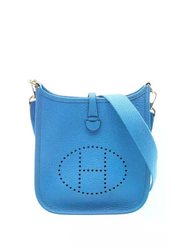 Hermès Clemence Evelyne Amazone Tpm Crossbody Bag - Blue