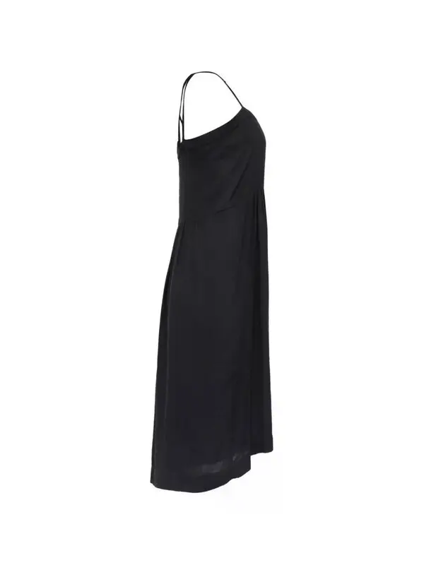 ISABEL MARANT VINTAGE Square-neckline Midi Dress - Black
