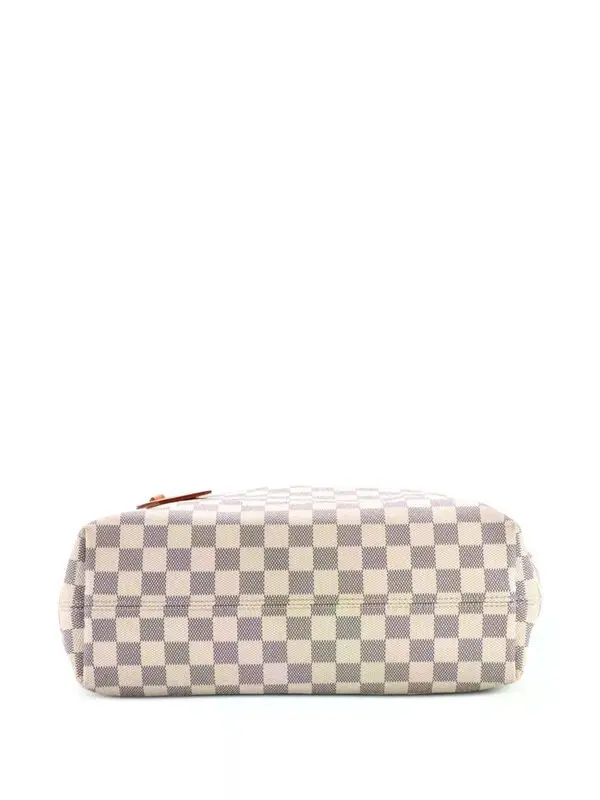LOUIS VUITTON Damier Pm Hobo Bag - White