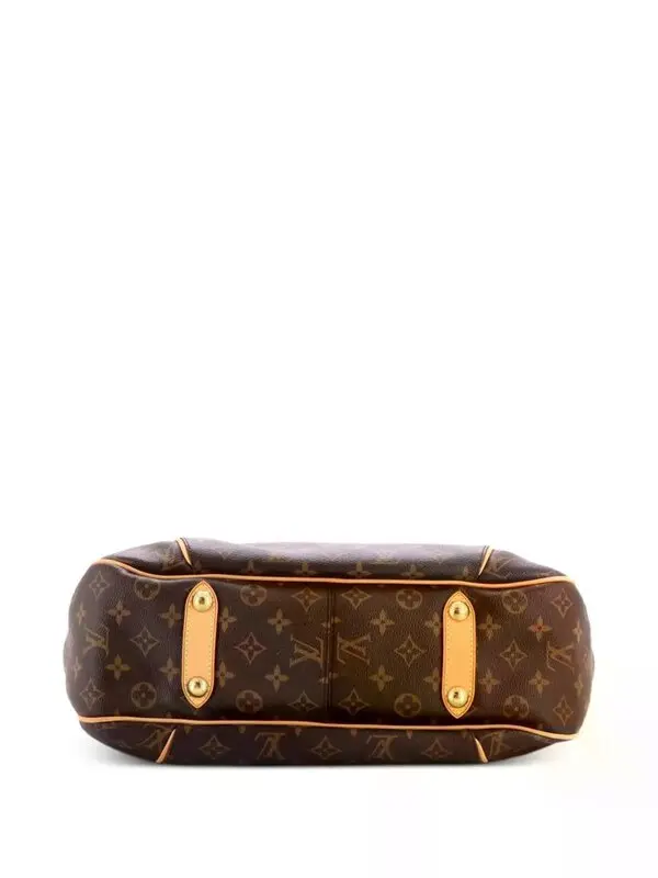 LOUIS VUITTON Galliera Monogram Canvas Pm Hobo Bag - Brown