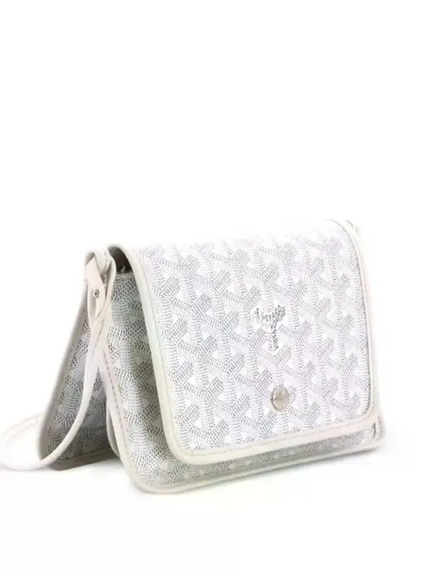 Goyard Plumet Clutch Wallet In Coated Canvas - White