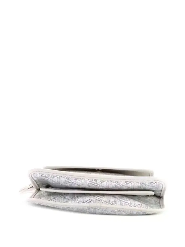 Goyard Plumet Clutch Wallet In Coated Canvas - White
