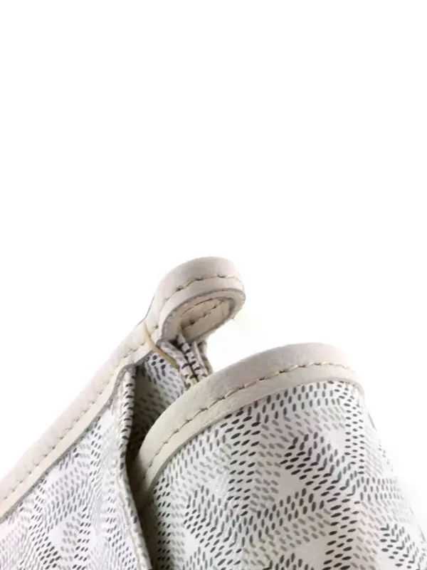 Goyard Plumet Clutch Wallet In Coated Canvas - White