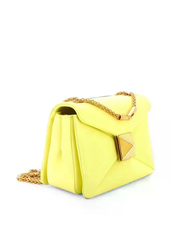 Valentino Garavani One Stud Chain Flap Bag Leather Small Shoulder Bag