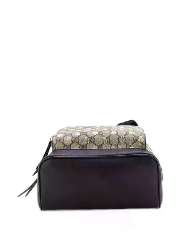 Gucci Zip Pocket Printed Gg Coated Canvas Small Backpack