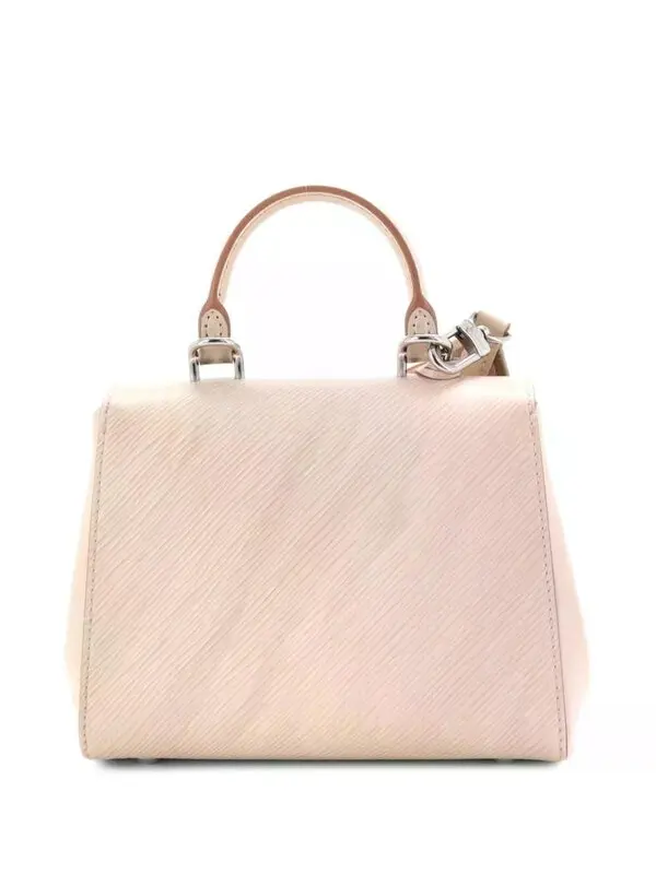 LOUIS VUITTON Cluny Top Handle Bag Epi Leather Mini Satchel - Neutrals
