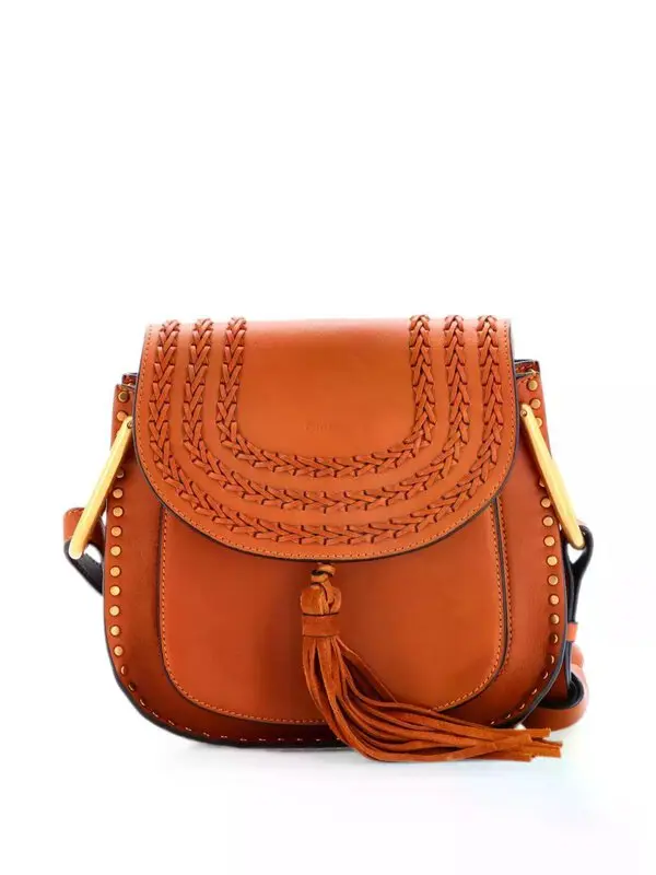 Chloé Hudson Whipstitch Leather Small Crossbody Bag