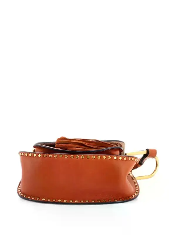 Chloé Hudson Whipstitch Leather Small Crossbody Bag