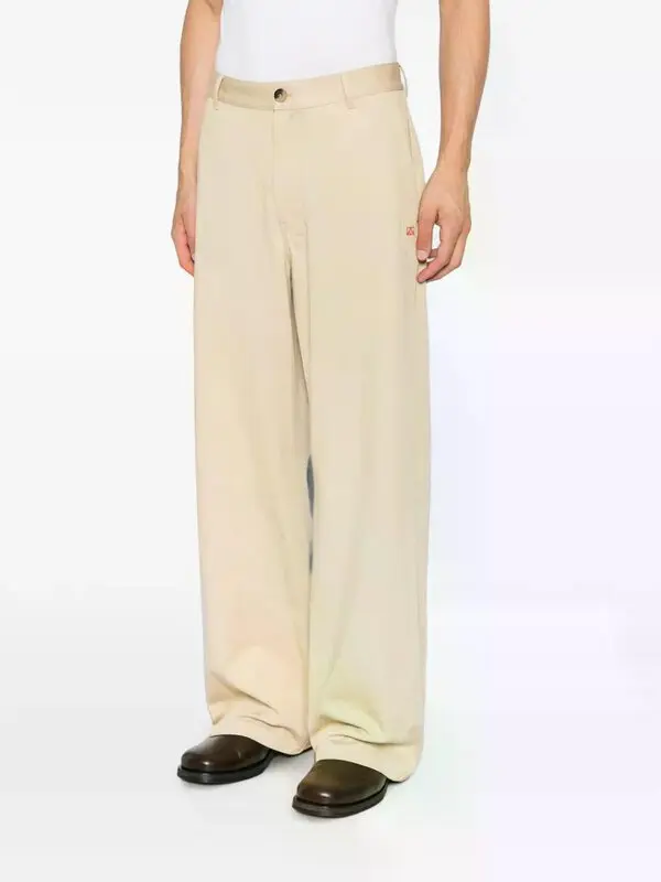 Loewe Logo Embroidered Twill Trousers