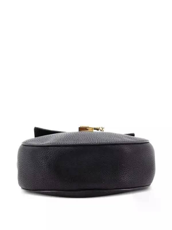 Chloé Drew Leather Small Crossbody Bag - Black