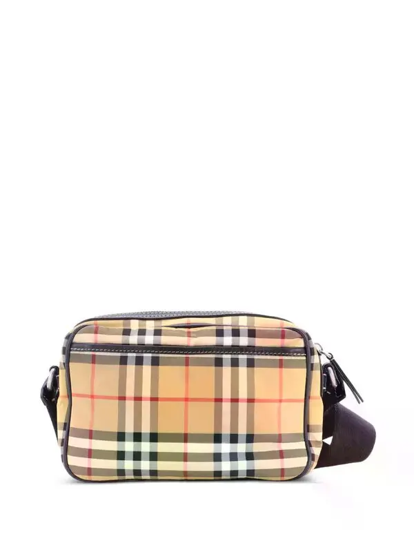 Burberry Vintage Check Canvas Crossbody Bag