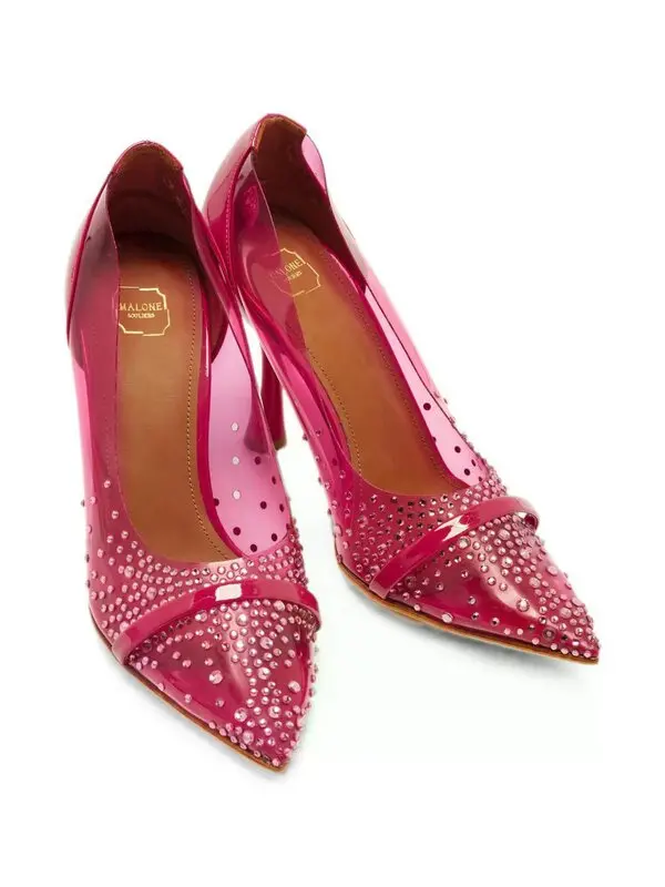 MALONE SOULIERS Joan Crystal-embellished Pumps