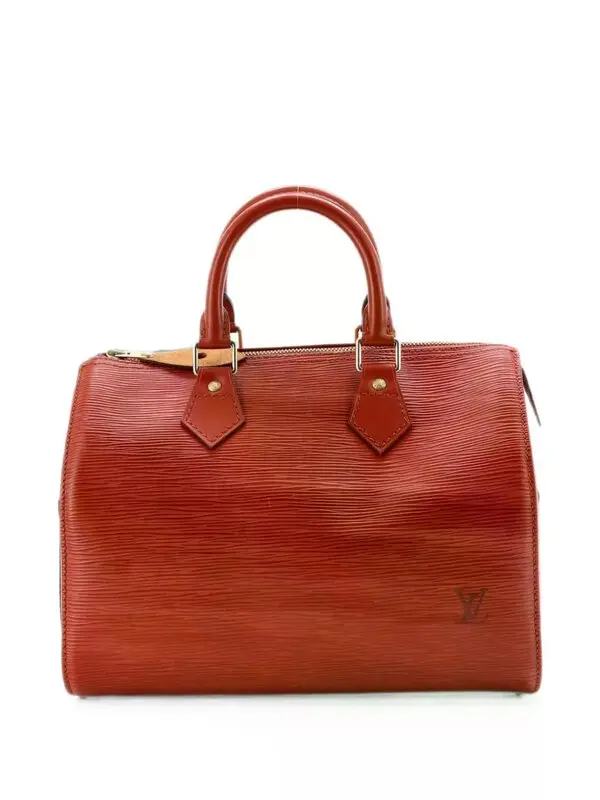 LOUIS VUITTON Speedy Handbag Epi Leather 25 Satchel