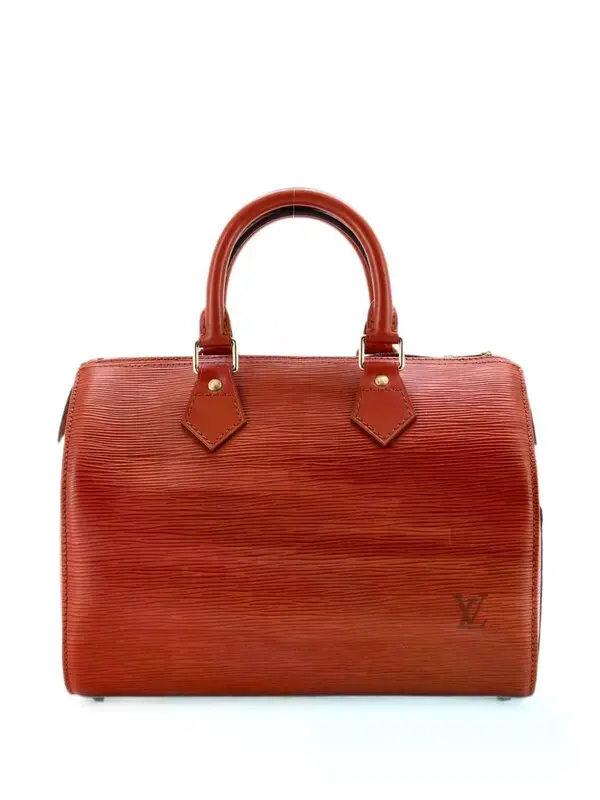 LOUIS VUITTON Speedy Handbag Epi Leather 25 Satchel