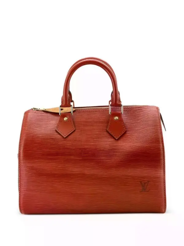 LOUIS VUITTON Speedy Handbag Epi Leather 25 Satchel - Brown