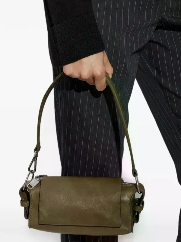 IRO PARIS Loop Calf Leather Shoulder Bag - Green