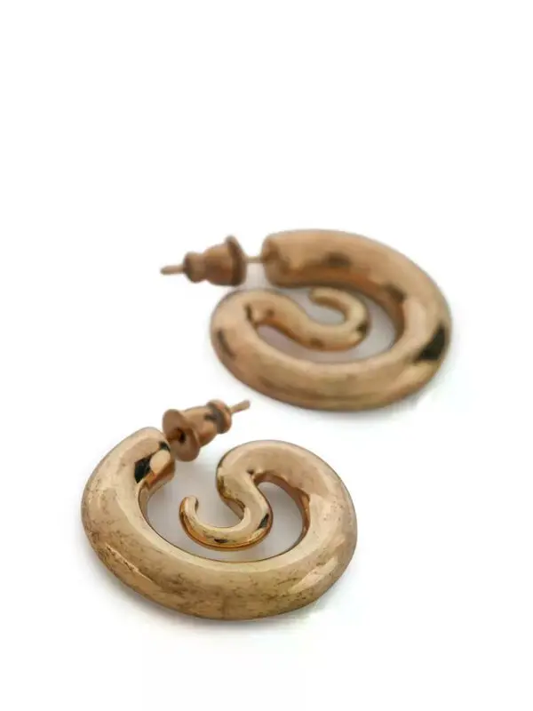 PANCONESI Sculptural Hoop Earrings - Gold