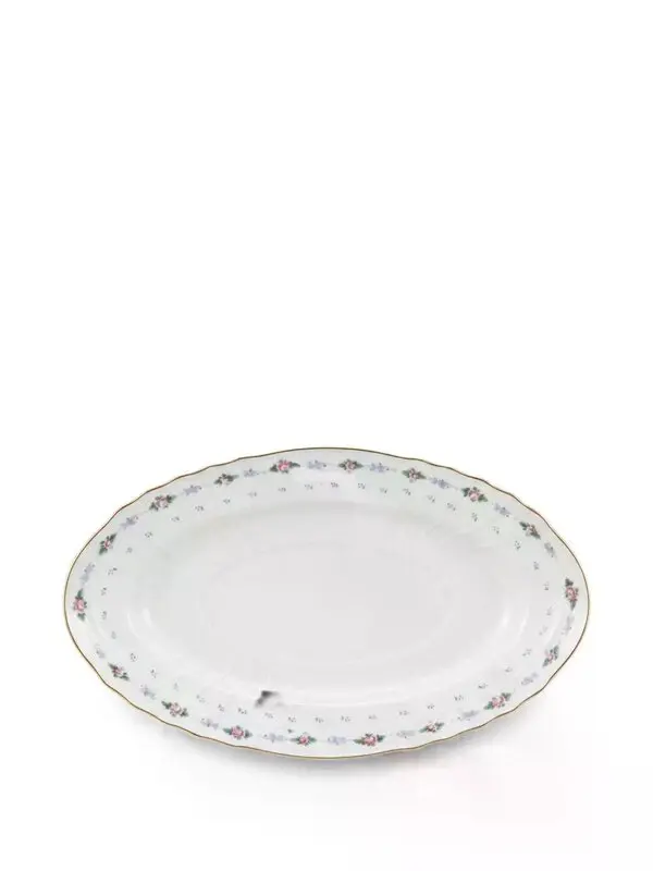GINORI 1735 Vecchio Floral-print Serving Platter