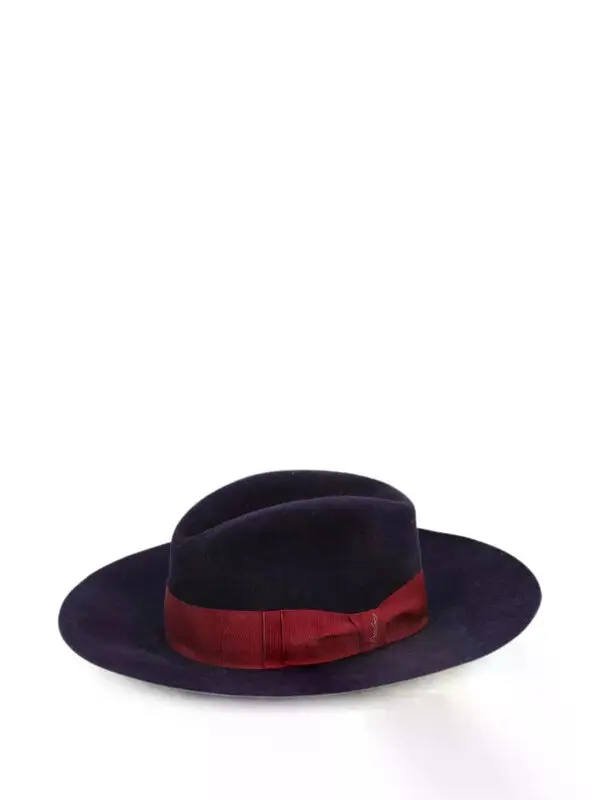 Borsalino Bow-detail Felt Hat