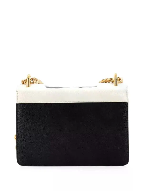 Prada Chain Flap Bag Saffiano Leather Small Crossbody Bag