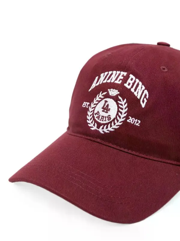 ANINE BING Jereny Logo-embroidered Baseball Cap