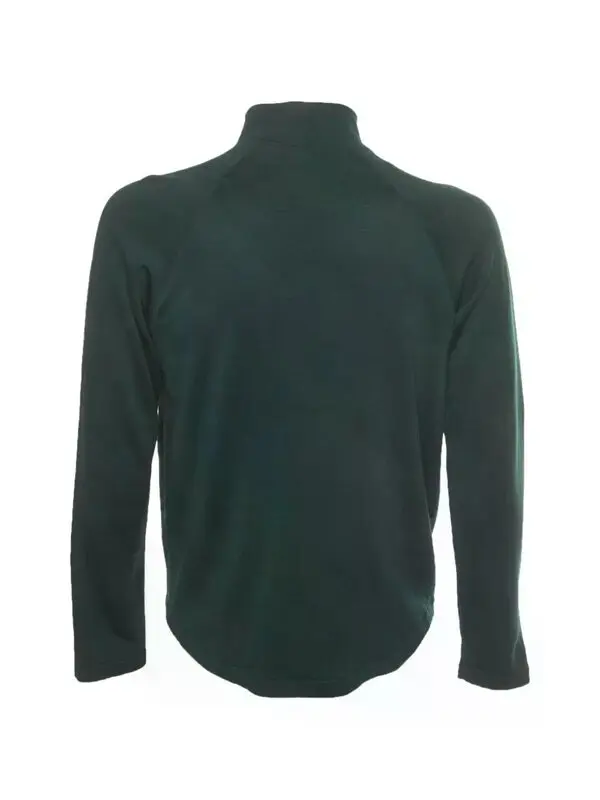 Zegna Technomerino Zip-up Sweatshirt - Green