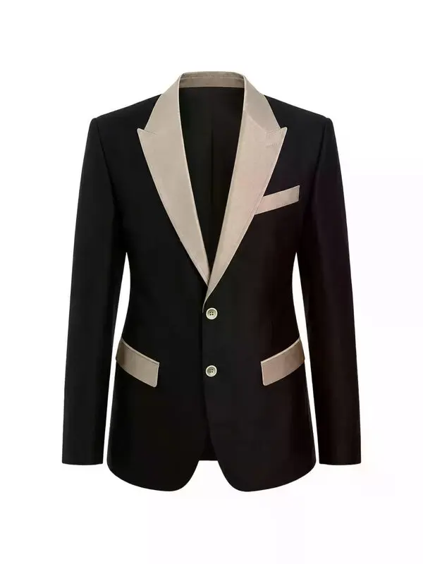 Dolce & Gabbana Silk Peak-lapel Suit Jacket