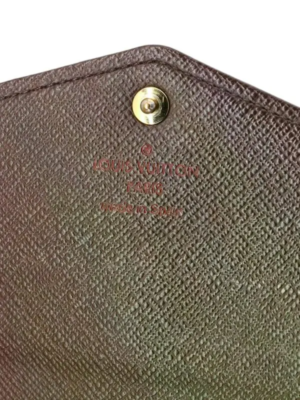 LOUIS VUITTON Sarah Wallet Nm Damier Small Wallets - Brown